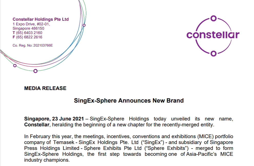 SingEx-Sphere Announces New Brand - AIPC