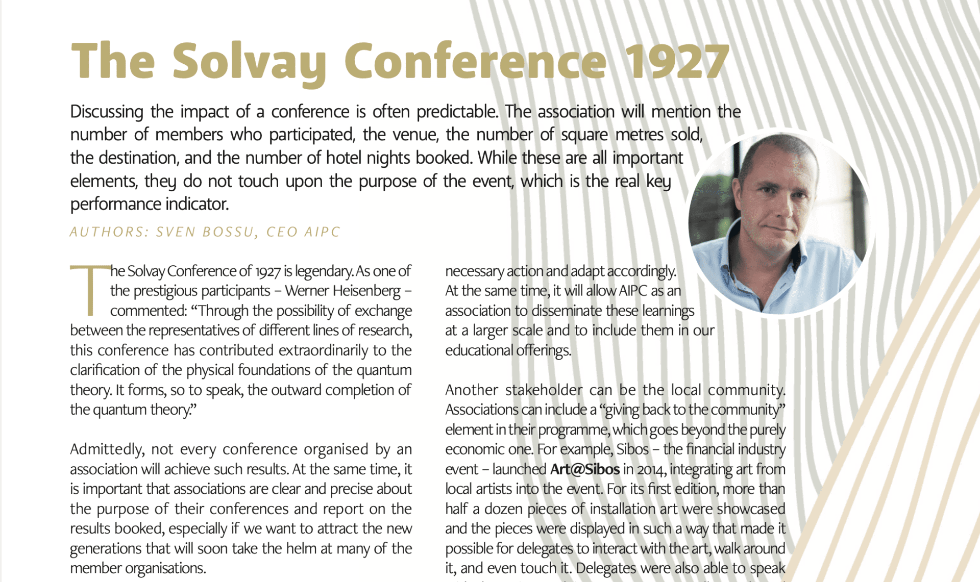 Legacy impacts, industry advocacy through association events, and how ...